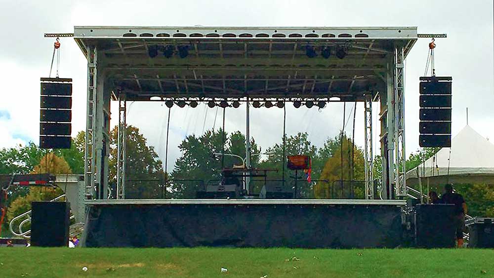 APEX 2420 Mobile Hydraulic Stage | Apex Stages