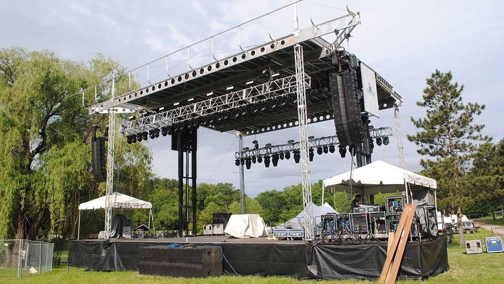 APEX 4240 Mobile Hydraulic Stage | Apex Stages